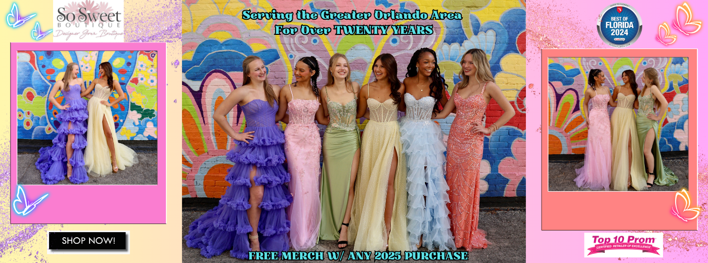 So Sweet Boutique Formal & Prom - Orlando's LARGEST HOCO Store Near Me ...