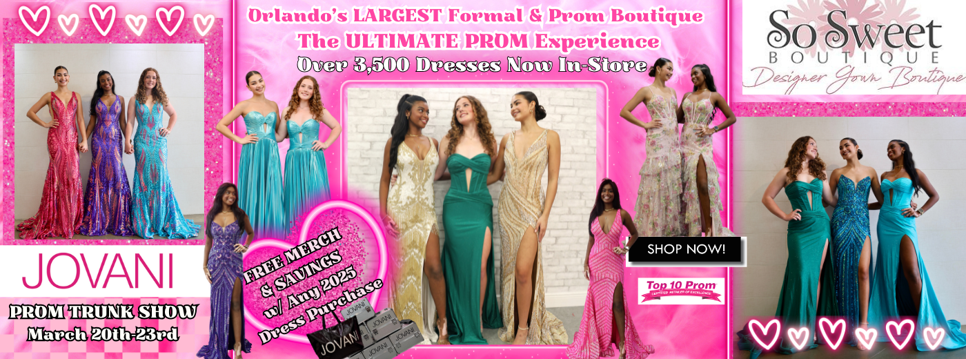 So Sweet Boutique Formal & Prom - Orlando's LARGEST HOCO Store Near Me ...