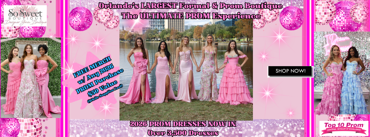 So Sweet Boutique | Orlando's LARGEST Prom & Formal Selection ...