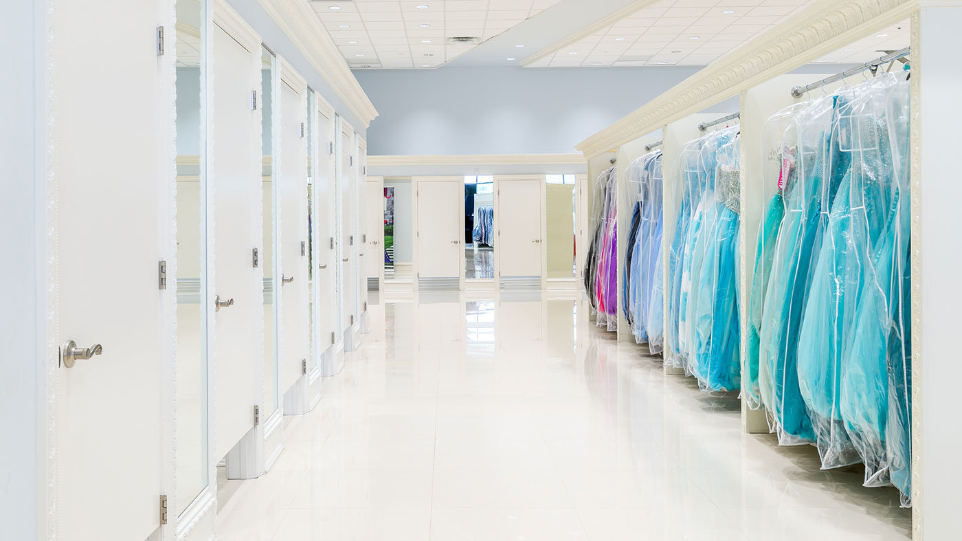 Showroom Gallery Bridal & Prom Dress Store in New Jersey | Castle Couture